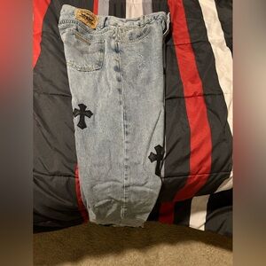 Chrome Hearts | Jeans | Chrome Heart Denim Jeans | Poshmark